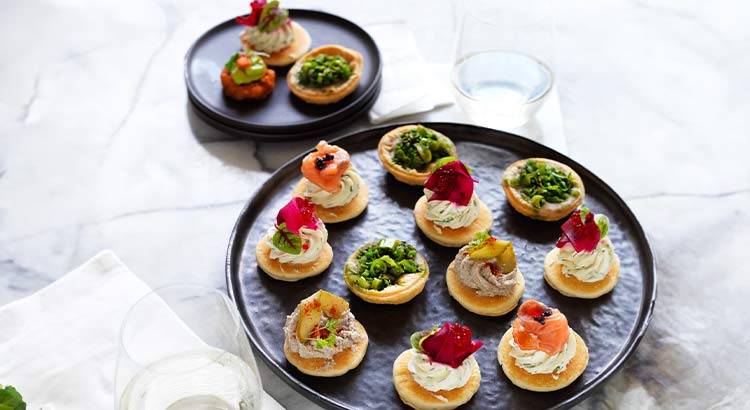 Cocktail Party Catering Food Ideas and Guide | Vanilla Blue